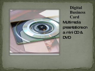 Next Generation CD-R Business Cards | PPT