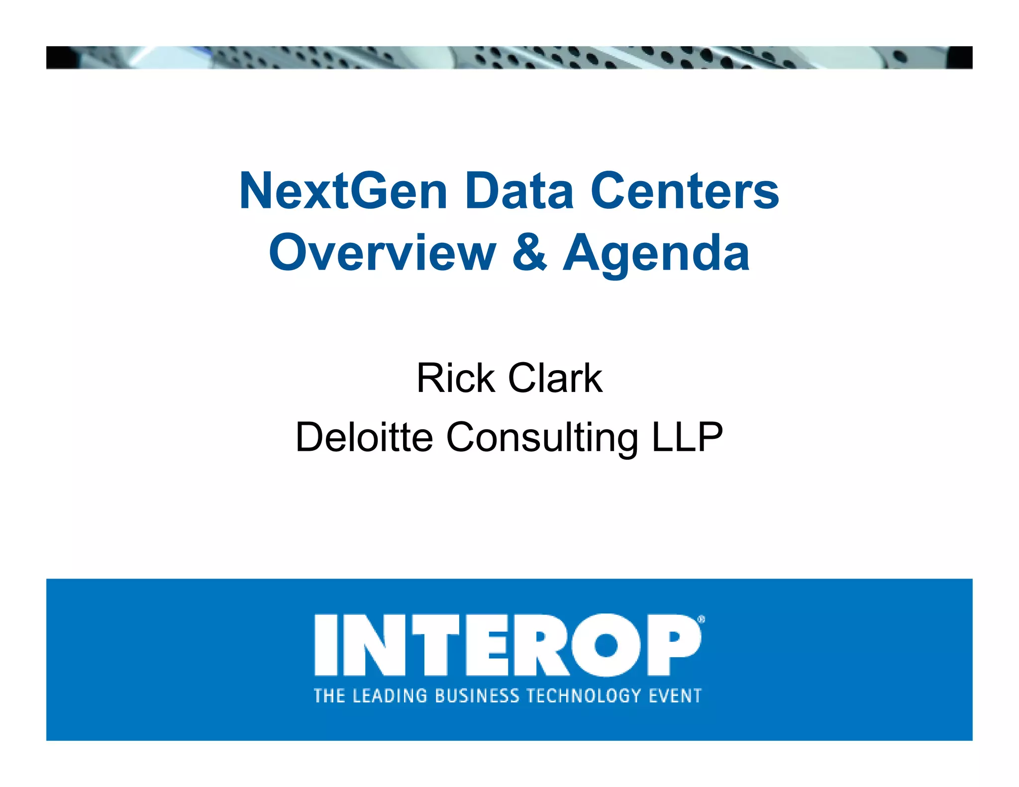 Next Generation Data Centers: | PDF