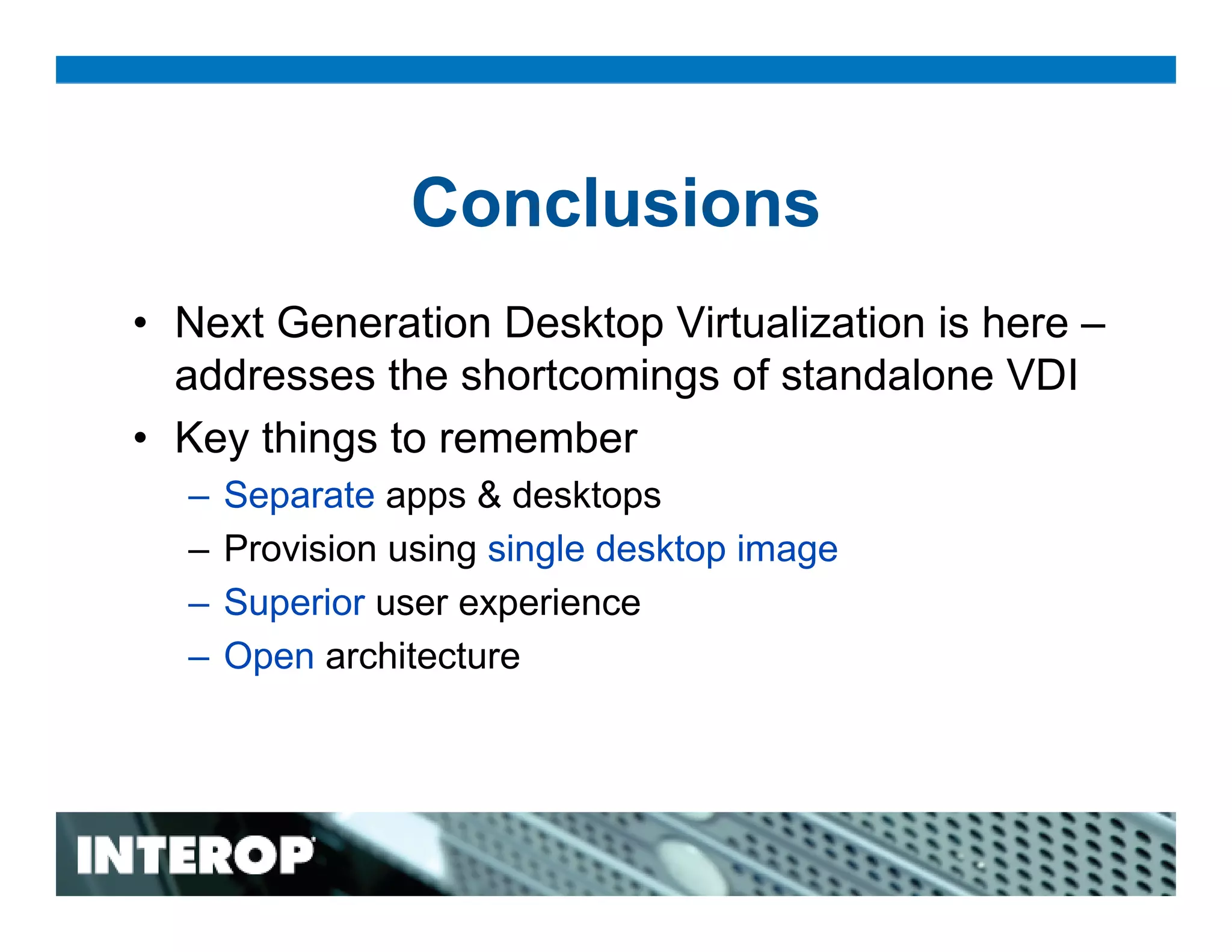 Next Generation Desktop | PPT