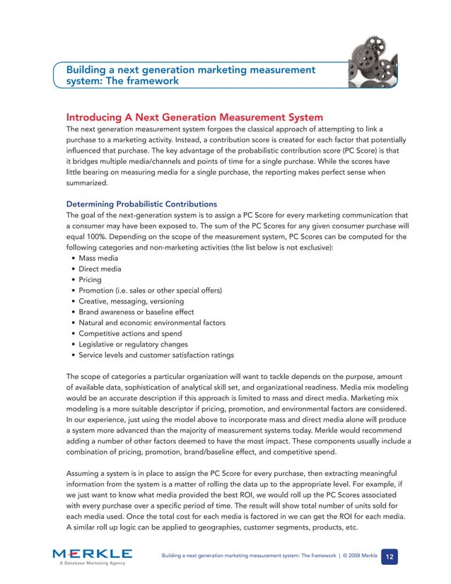 Next Generation Marketing Measurement | PDF