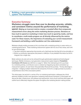 Next Generation Marketing Measurement | PDF