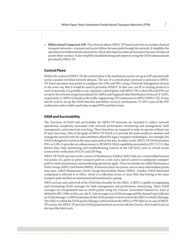 Next generation-ptn-white-paper | PDF