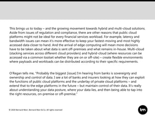 Next-Generation Cloud Infrastructure for Financial Services | PPTX ...