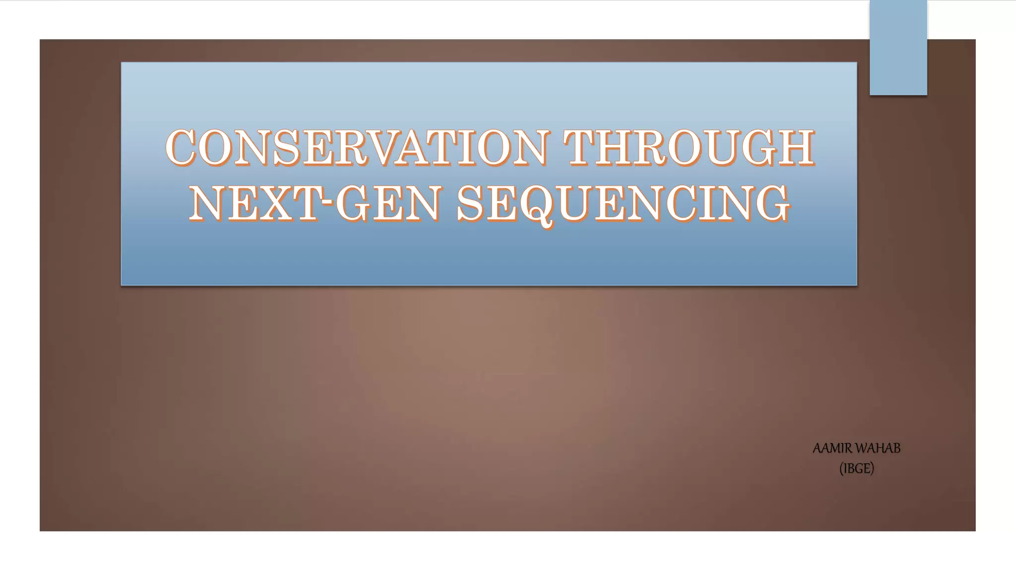 Next Generation Sequencing | PPT