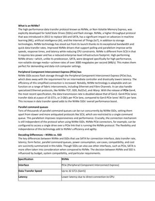 Next-Gen Storage Solutions: A Deep Dive into SSDs and NVMe | PDF