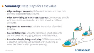 Next-Level ABM Is NOW! Your Roadmap To ABX Success | PPT