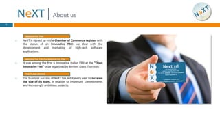 NeXT company presentation | PDF