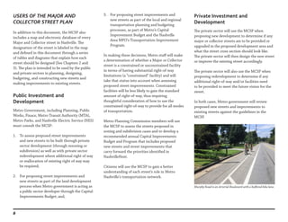 Major and Collector Street Plan | PDF