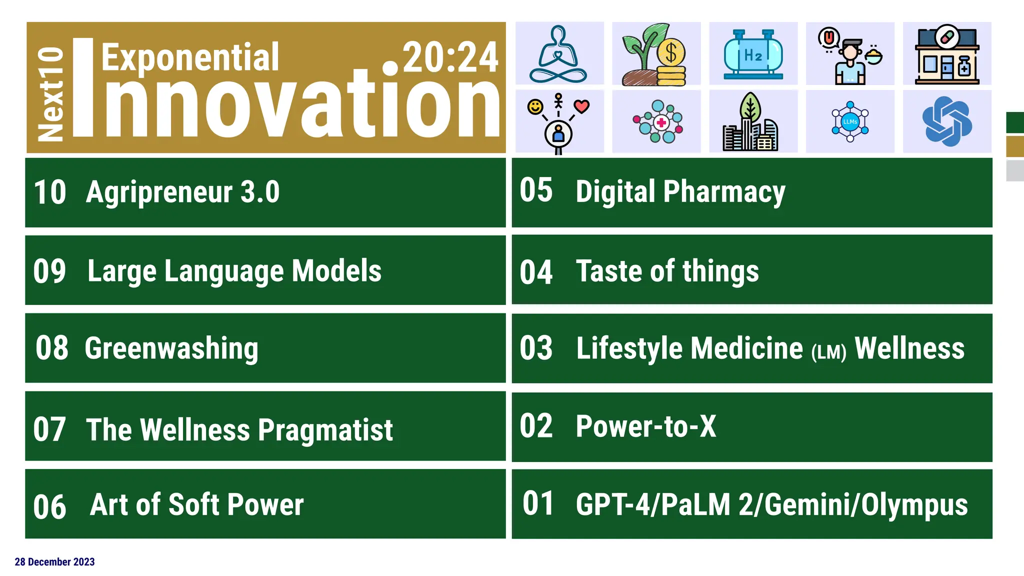 Next10 - exponential - innovation - 2024 | PPT