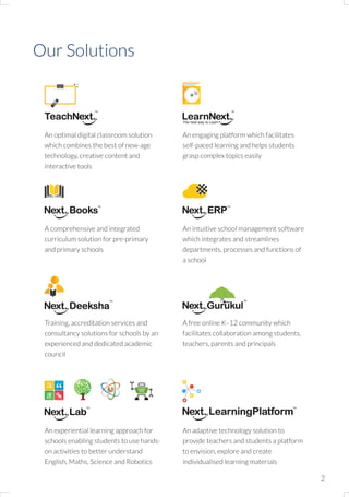 NextBooks Integrated Curriculum Solution Brochure | PDF