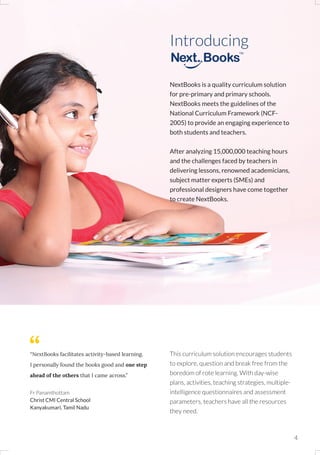 NextBooks Integrated Curriculum Solution Brochure | PDF