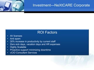 Nextcare presentation | PPT