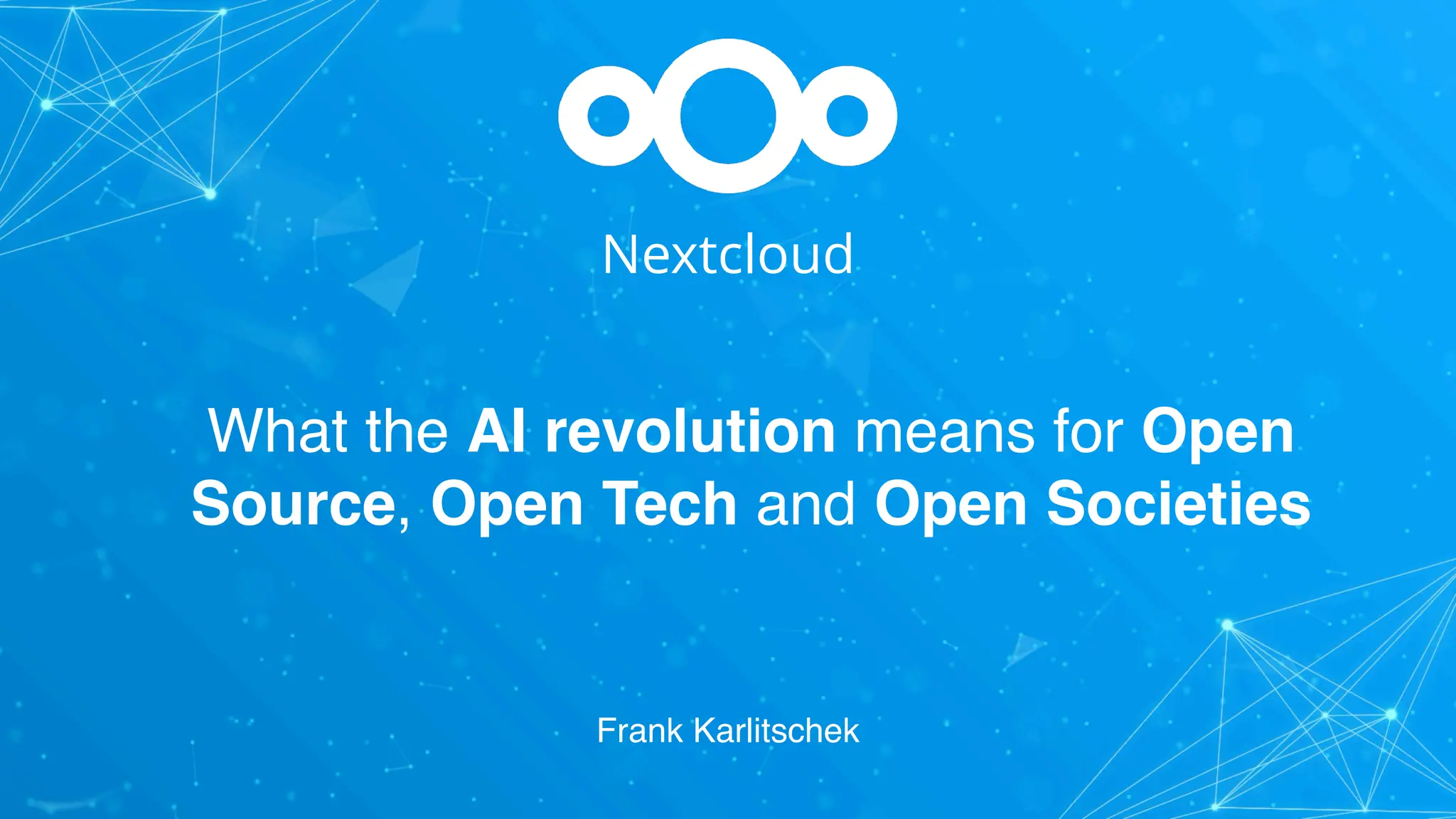 What the AI revolution means for Open Source, Open Tech and Open ...