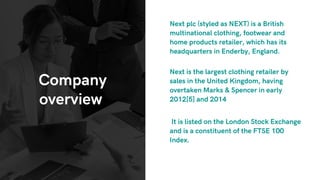 NEXT CO.IN presentation ppt about company | PDF | Retail Industry ...