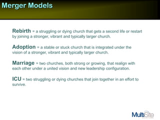 Leadership Network - Church Mergers | PPT