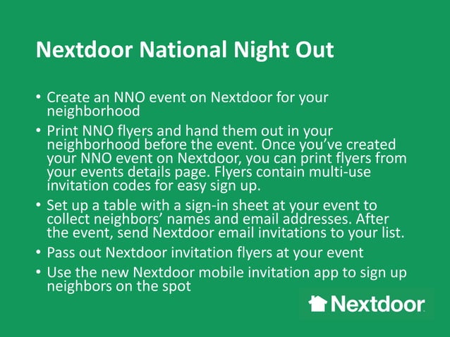 Neighbors Nextdoor.com