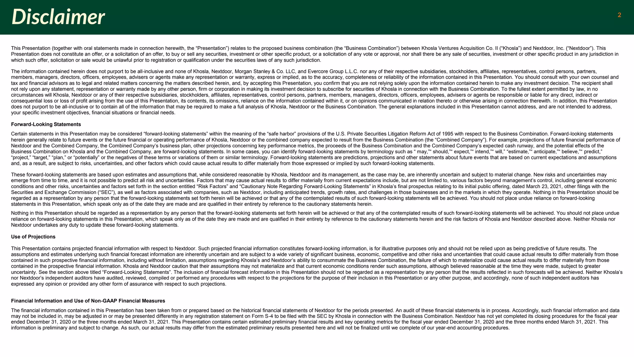 Nextdoor SPAC Pitch Deck ($4.3B valuation) | PDF