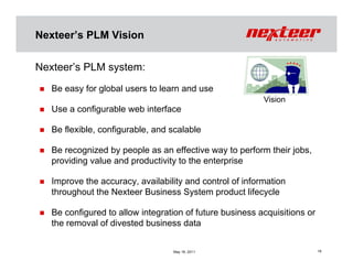 Nexteer Automotive Realizing Enterprise-wide PLM Vision with Aras | PDF