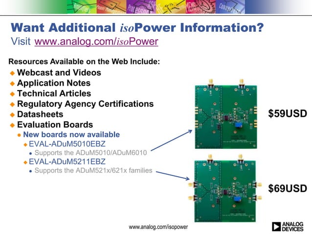 isoPower®: Isolated DC to DC Converter | PPTX