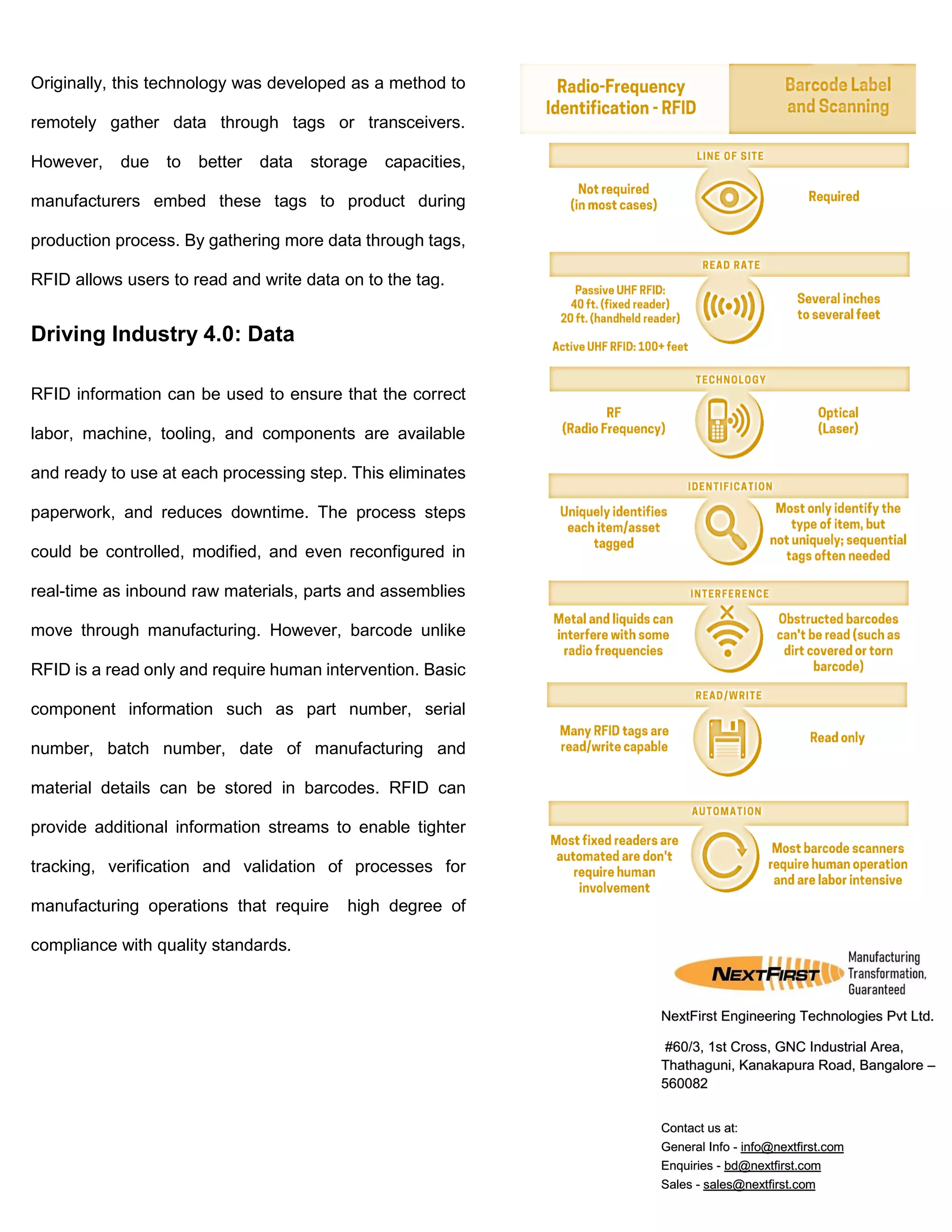 Traceability in Manufacturing | PDF