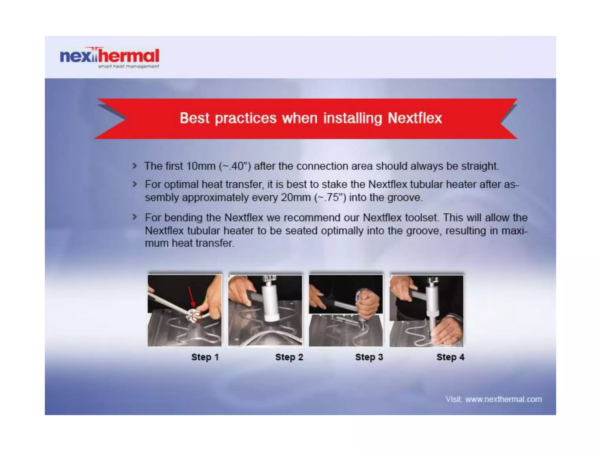 Nexthermal Nextflex Heater Installation Procedure | PPT