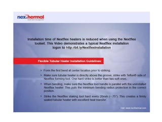 Nexthermal Nextflex Heater Installation Procedure | PPT