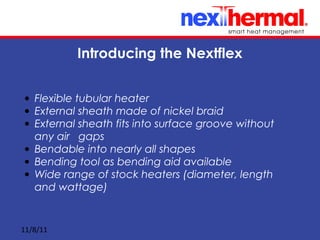 Nextflex Tubular Heaters | PPT