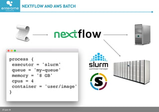 Nextflow and AWS Batch - GCC/BOSC 2018 | PPT