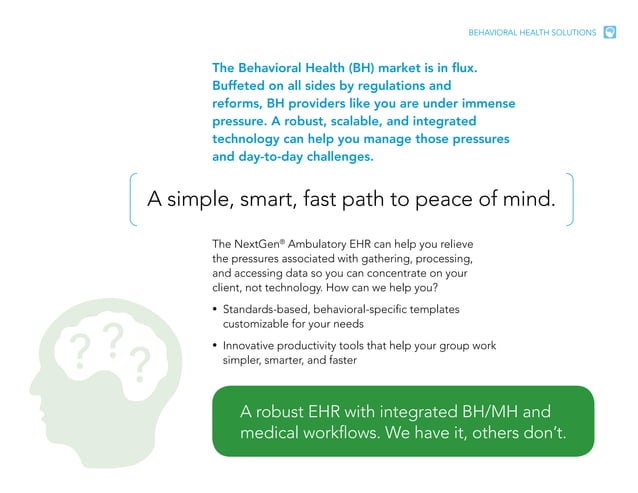 Solutions for Behavioral Health | PDF