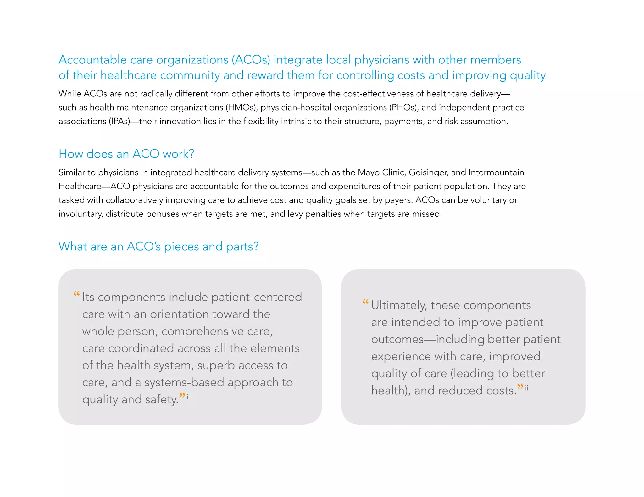 eBook - How to Think Like an ACO | PPT