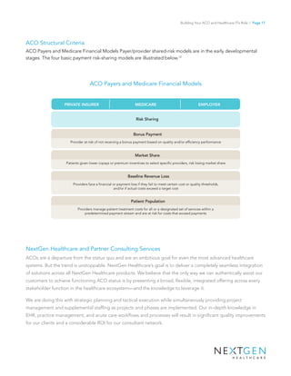 White Paper - Building Your ACO and Healthcare IT’s Role | PDF