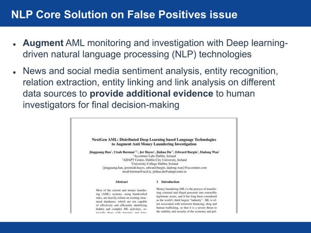 AML Knowledge Graph | PPT