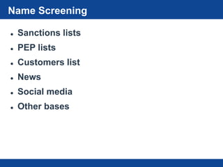 AML Knowledge Graph | PPT