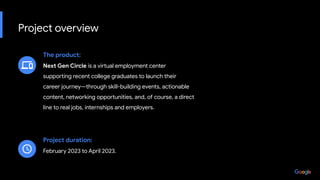 Next Gen Project - Case study | PPT