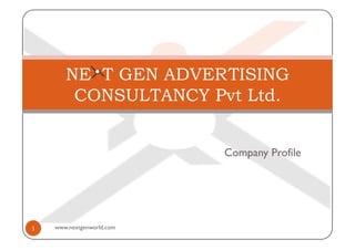 Next gen company profile india | PPT