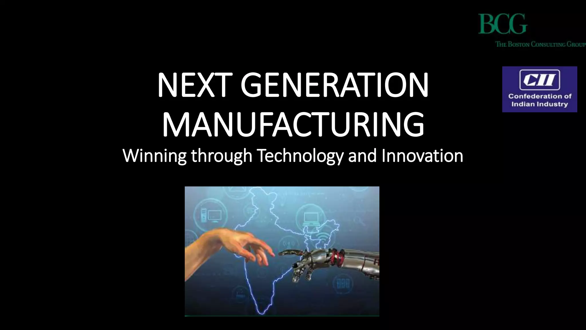 Next generation manufacturing | PPT