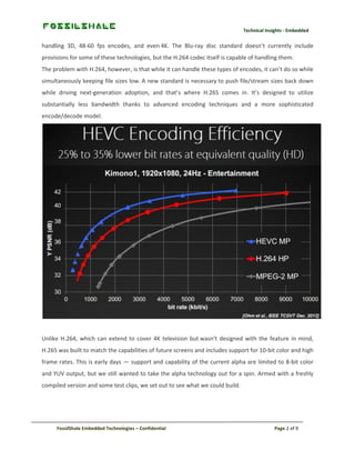 Next generation 4k video codec experience - Ultra HD | PDF | Video Software | Computer Software ...