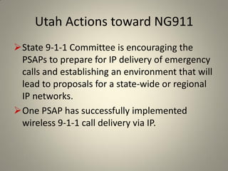 Next Generation 9-1-1 and broadband | PPT