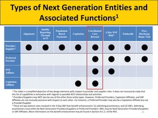 Open Door Forum: Next Generation ACO Model - Benefit Enhancements ...