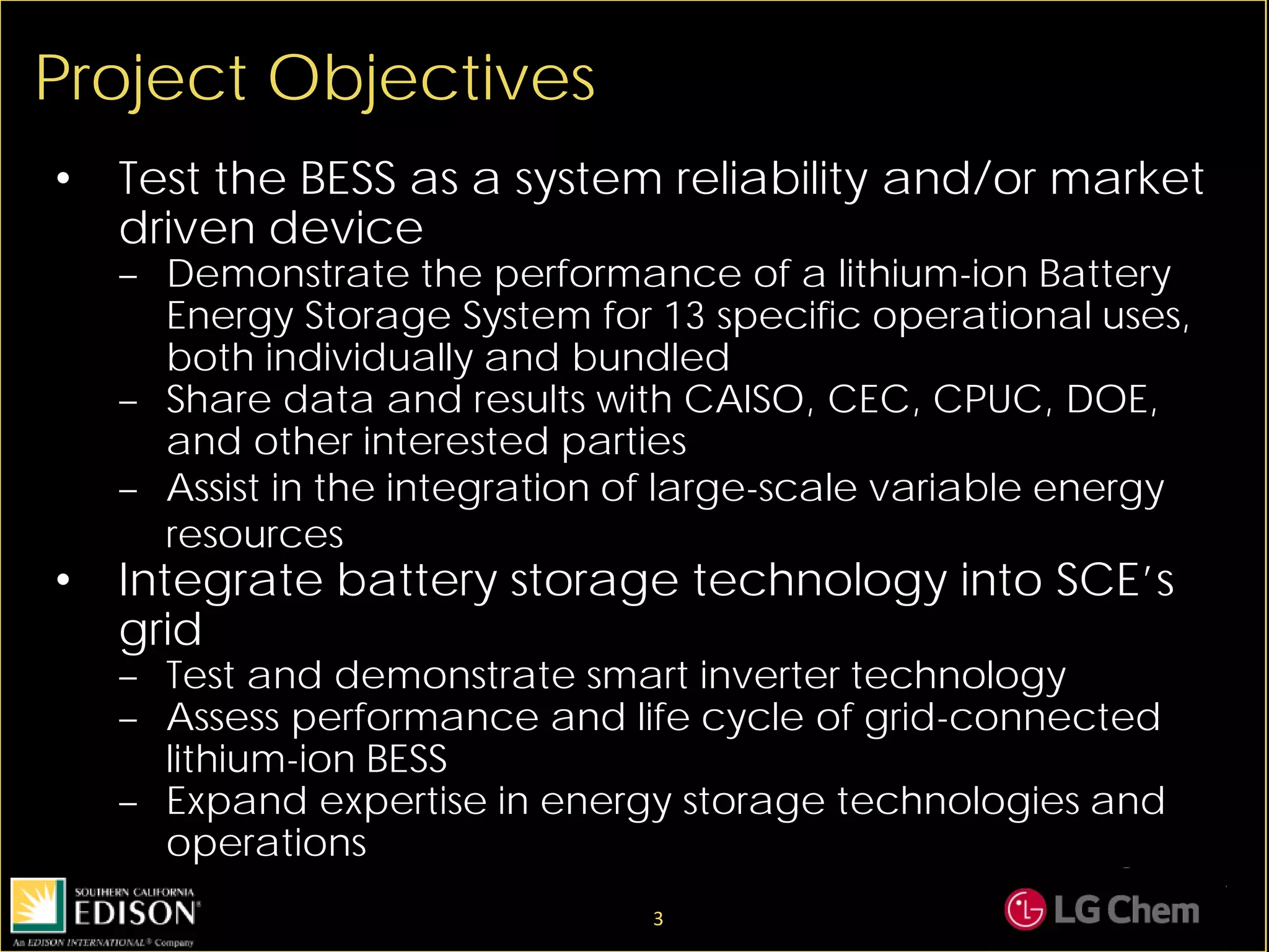 Energy Storage: New Capabilities for the Electric Grid – The Tehachapi ...