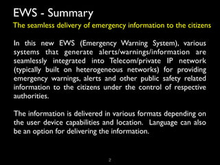 Next Generation Emergency Warning System | PDF | Home Security | Home ...