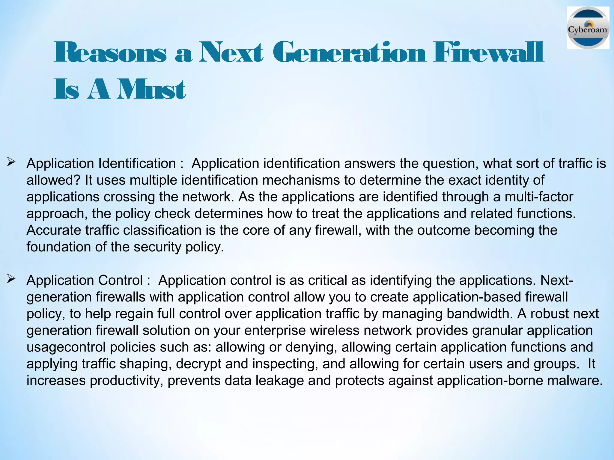 Next generation firewall(ngfw)feature and benefits | PPT