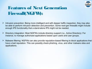 Next generation firewall(ngfw)feature and benefits | PPT