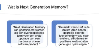 Next generation memory | PPT