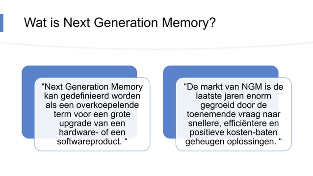 Next generation memory | PPT