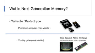 Next generation memory | PPT