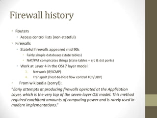 Next generation (ng) firewalls | PPTX