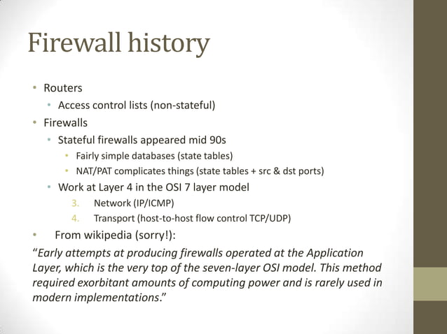 Next generation (ng) firewalls | PPTX