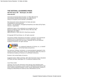 Next generation science standards for states by states | PDF