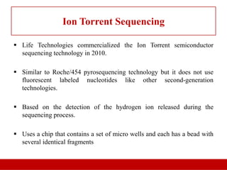 Next generation sequences | PPT | Free Download